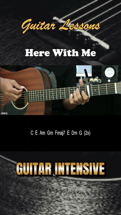 Here With Me - d4vd | EASY Guitar Tutorial - Chords / Lyrics - Guitar ...