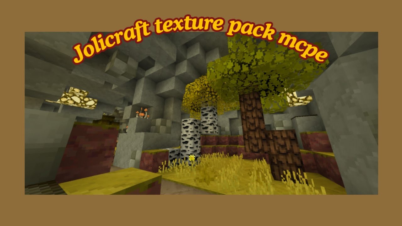 jolicraft mcpe 1.16 | aesthetic texture pack mcpe - YouTube