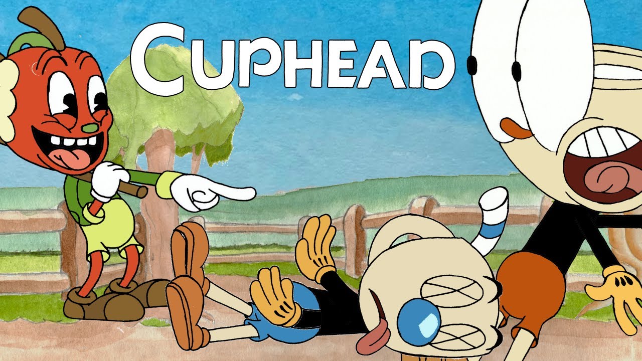 Mugman In I'll Hit Myself Better (Cuphead Fan Made Cartoon)(Animated ...