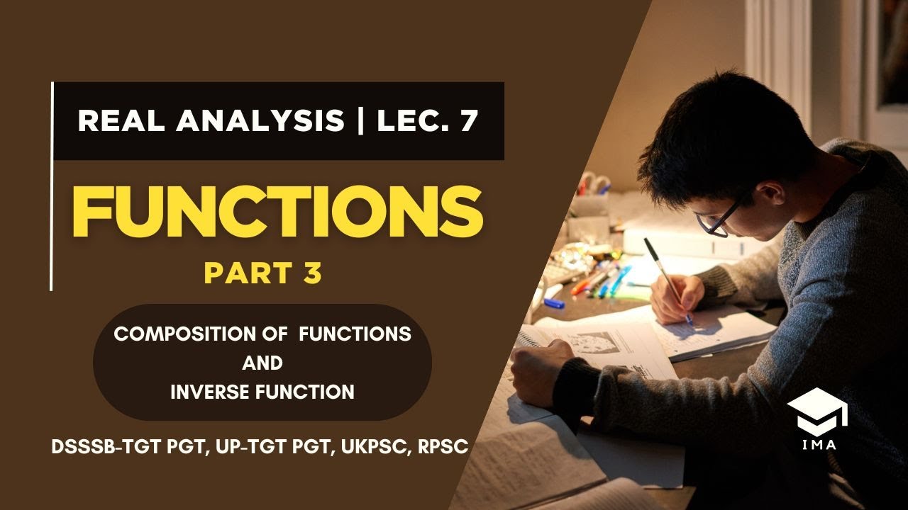 Real Analysis | Types of Functions | lec.-7 | DSSSB-TGT PGT | UP-TGT ...