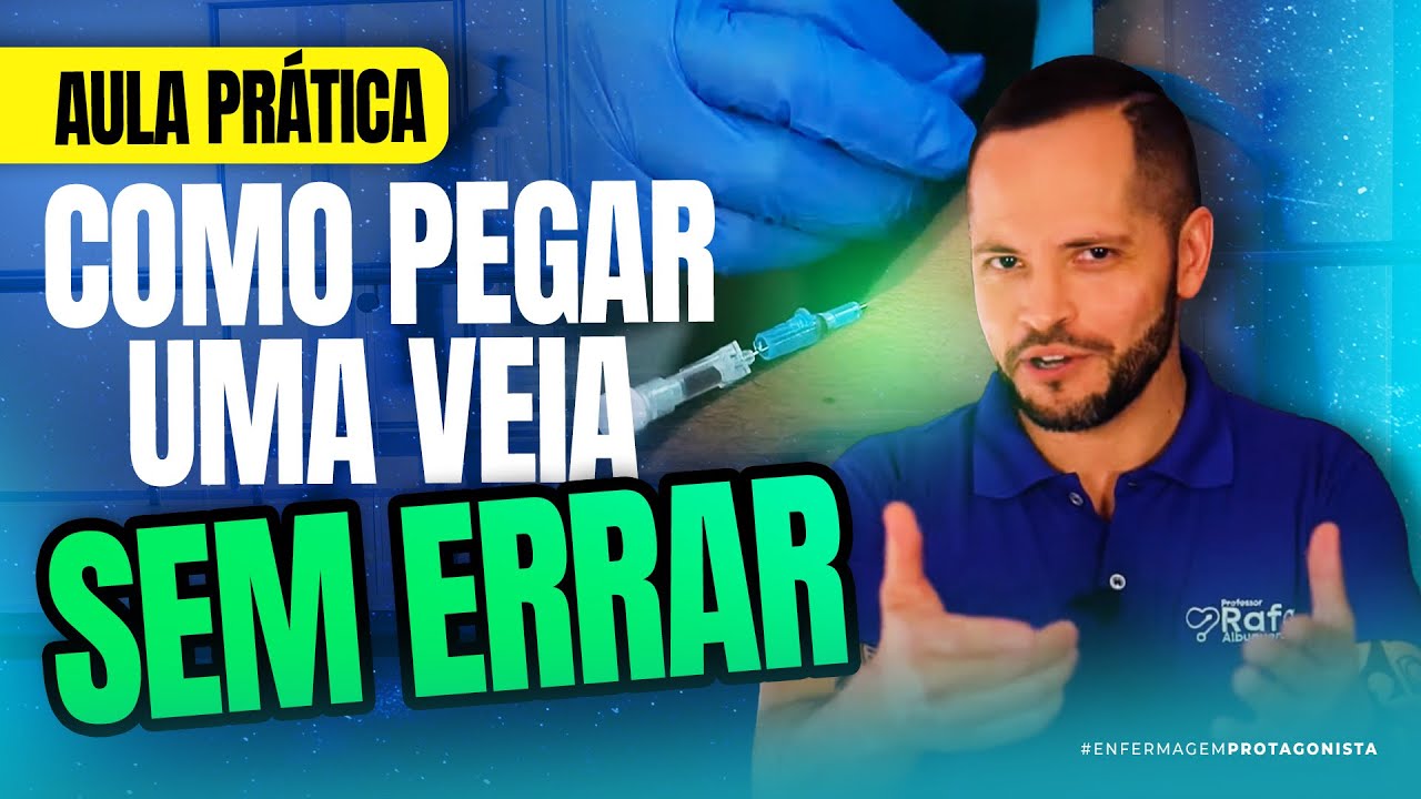 Como puncionar uma veia | Passo a passo da Punção Venosa - YouTube