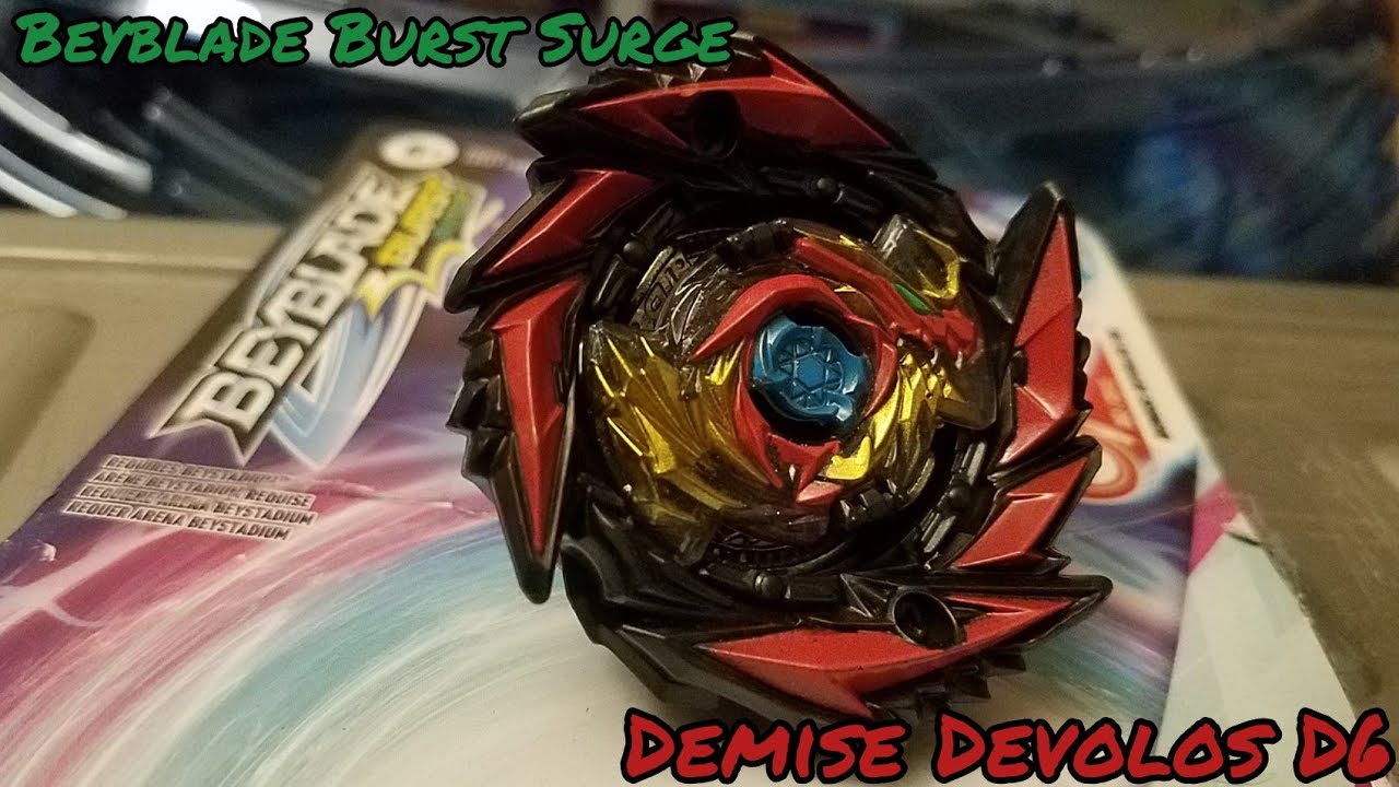 Beyblade Burst Surge unboxing video: Demise Devolos D6 - YouTube