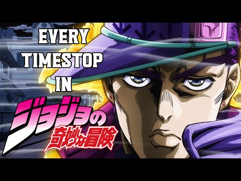 EVERY JOTARO TIMESTOP! ⏸️⏳