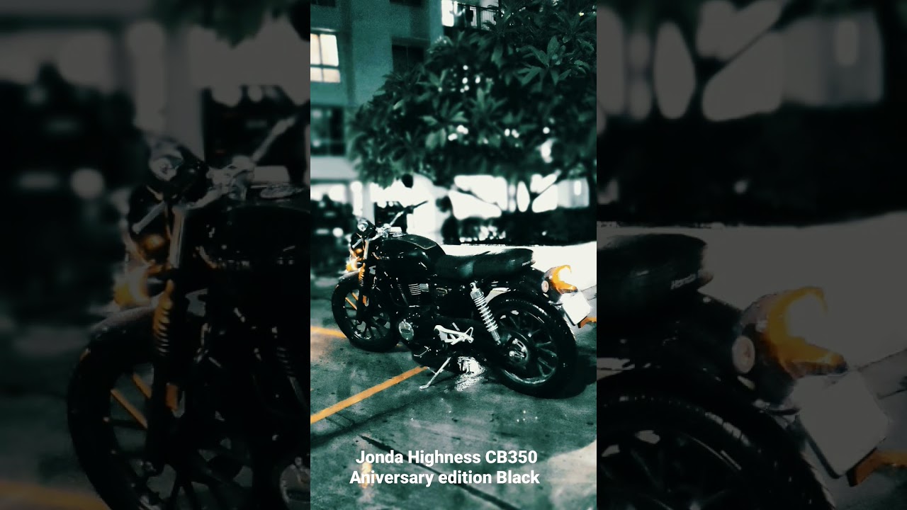 Honda highness anniversary edition Black - YouTube