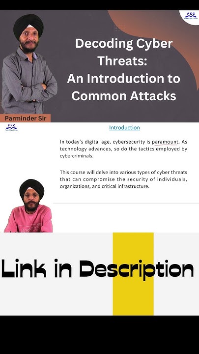Decoding Cyber Threats: An Introduction to Common Attacks - YouTube