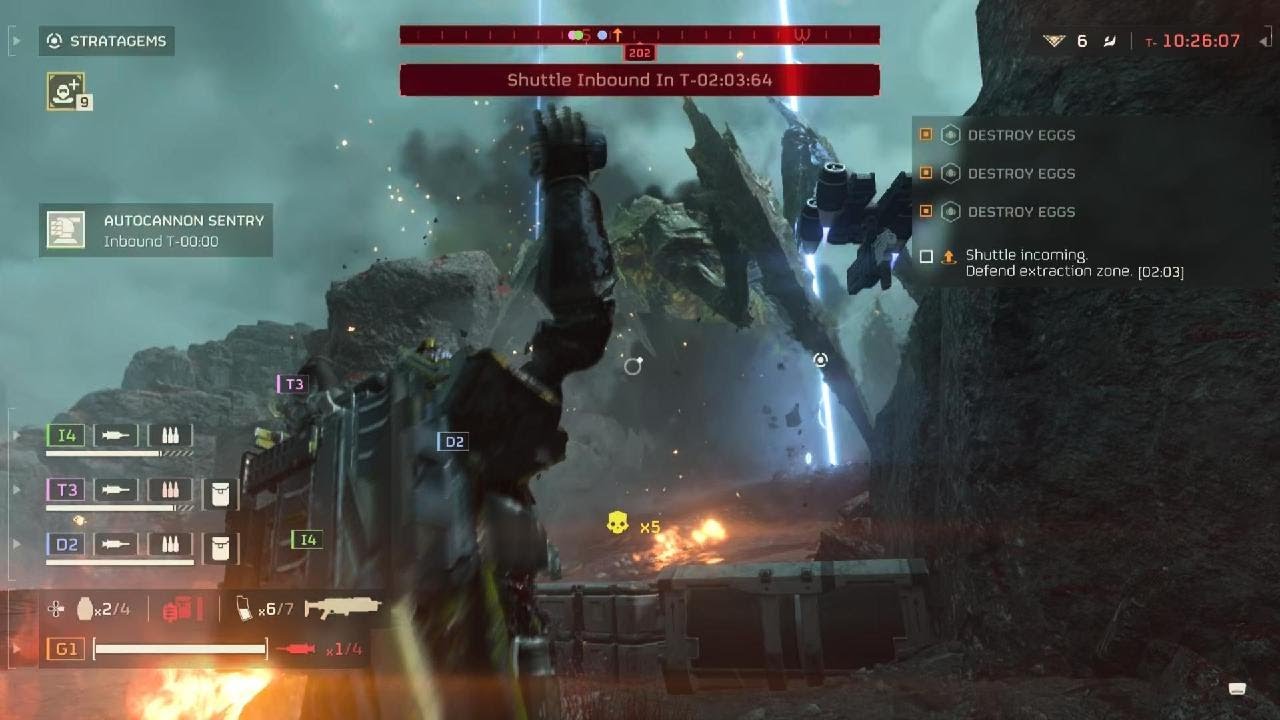 HELLDIVERS 2 NUTS EXTRACTION - YouTube