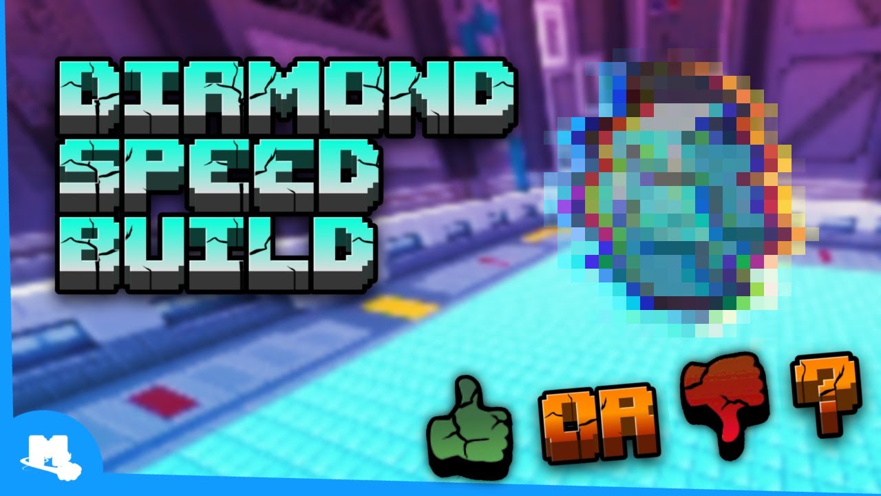 Trying to Build a Diamond in Minecraft within 5 minutes - YouTube