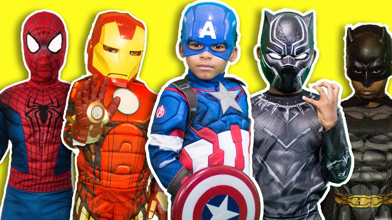 Captain America Civil War vs Justice League vs Black Panther ZZ Kids TV ...