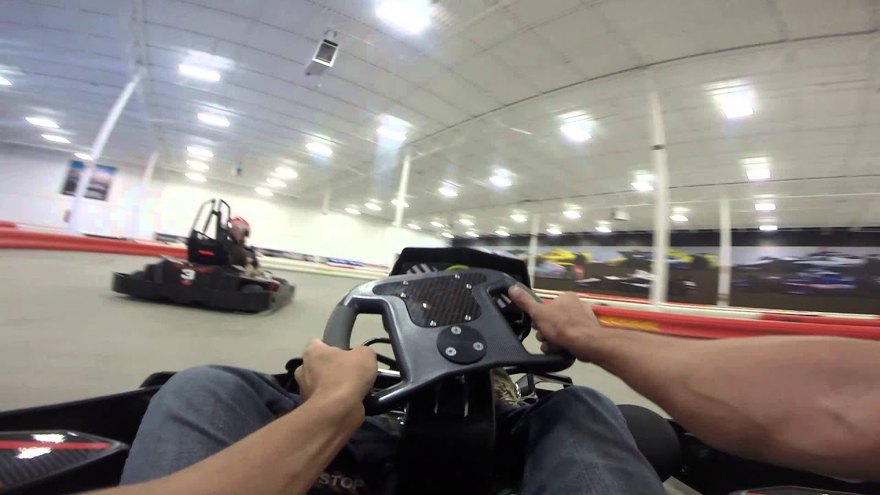 Go Kart PIT Manuever Spin out - YouTube