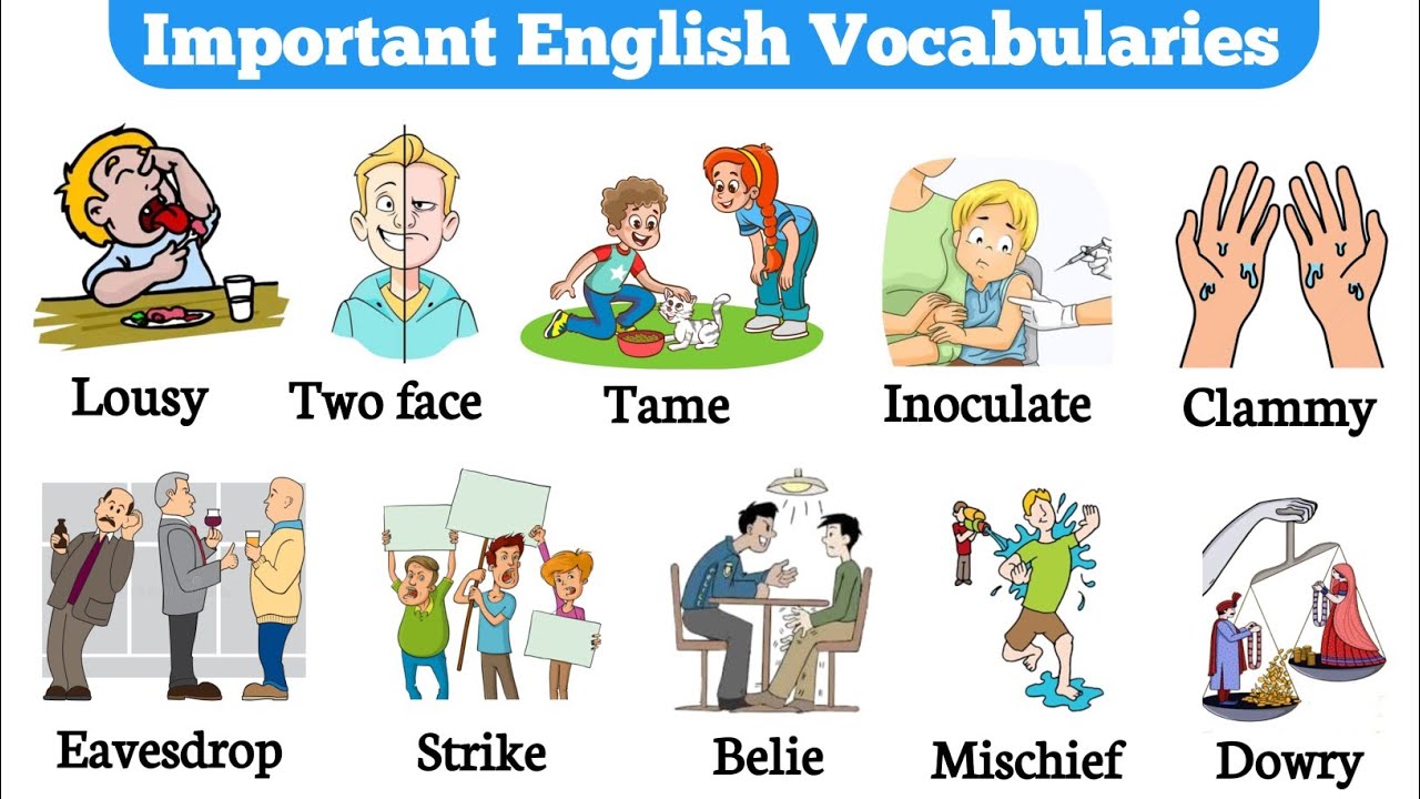 Learn Vocabularies Through Pictures | Vocabularies in English With ...