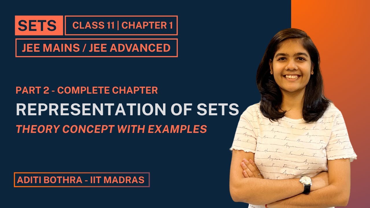 Set Theory | Part-2 | Representation of Sets | Class11 | Chapter1 | JEE ...