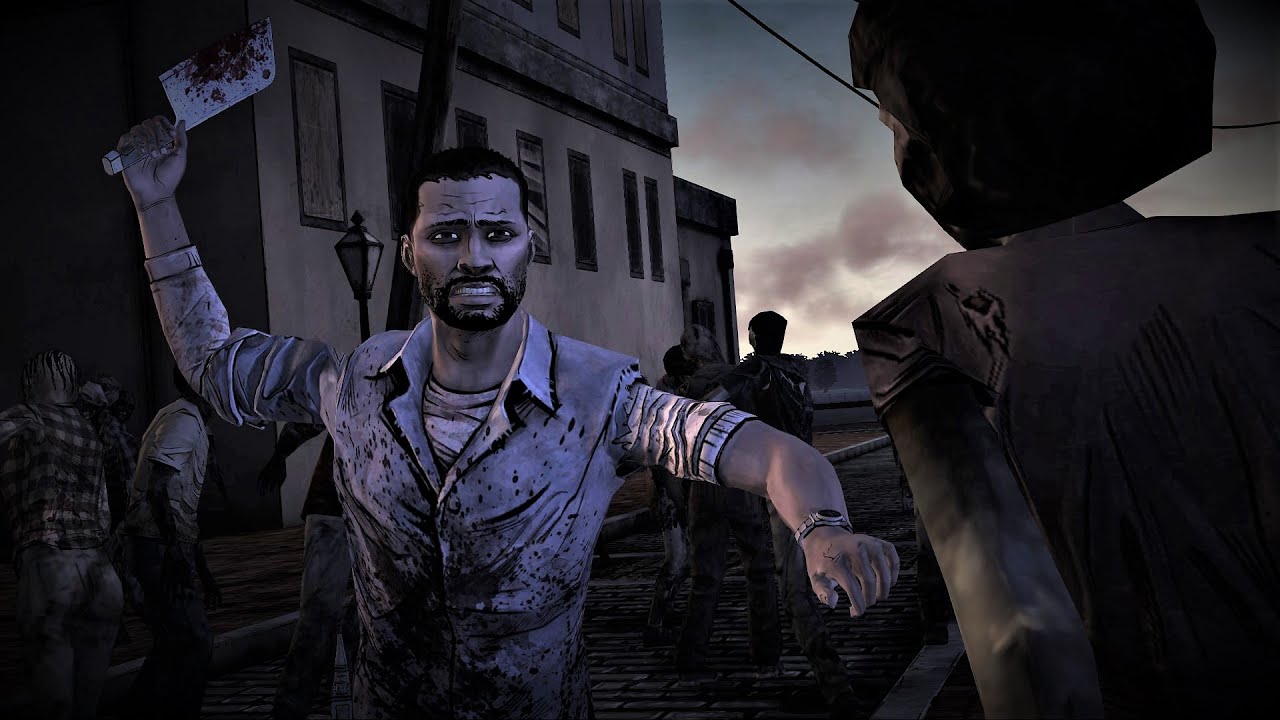 [The Walking Dead Season 1] Lee Badass Scene! - YouTube