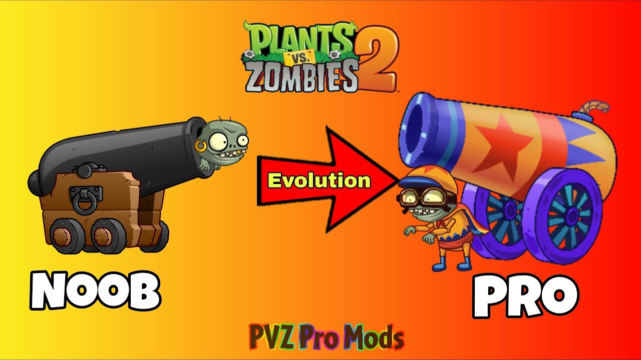 PvZ 2 Discovery - All Zombies Evolution NOOB - PRO in Game - YouTube