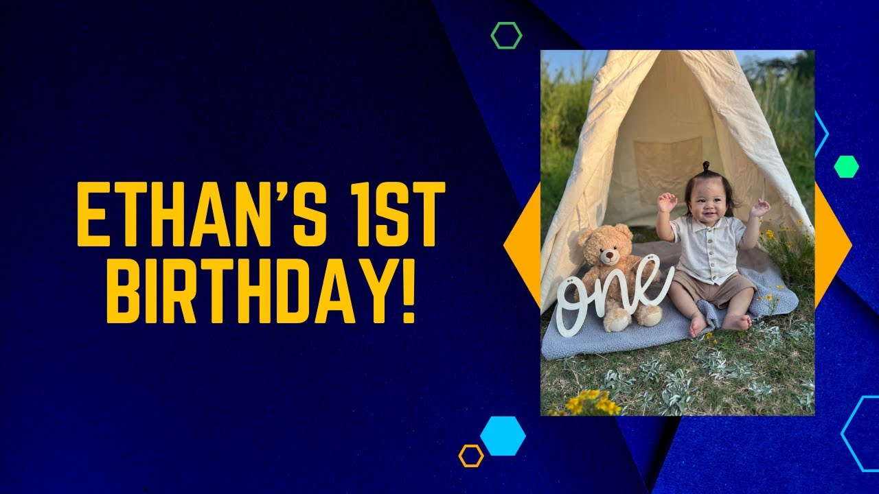 Ethans 1st Birthday Party! - YouTube