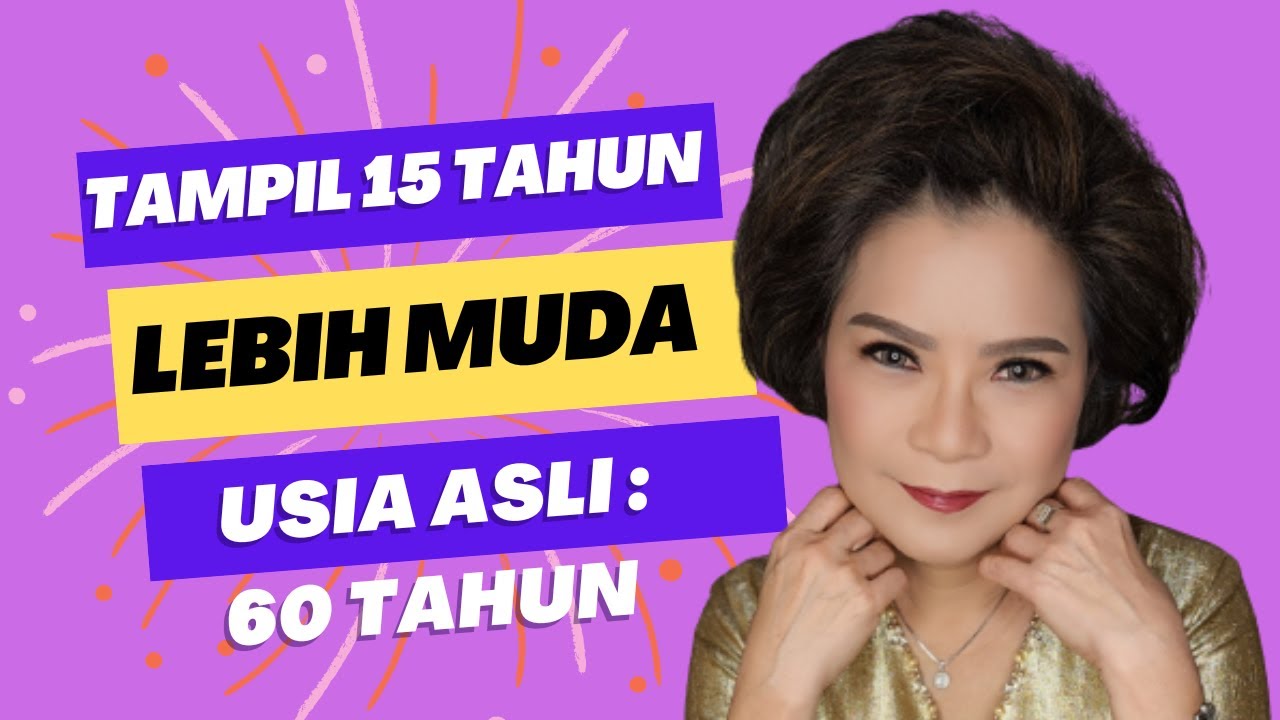 TUTORIAL MAKE UP USIA 60 TAHUN - YouTube