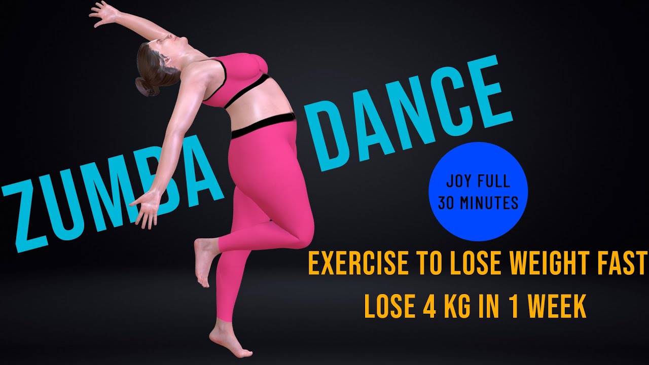 Exercise To Lose Weight FAST | Flat Belly | Zumba Class | Lose 4 Kg In ...