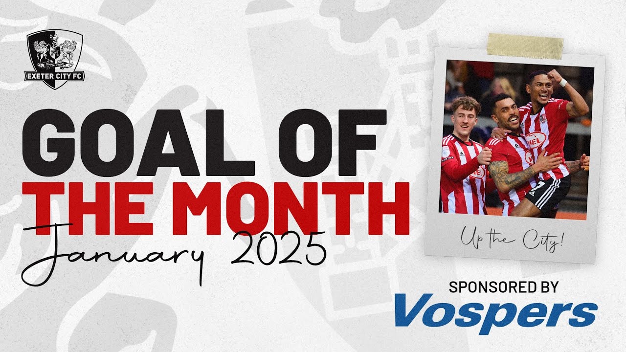 📩 Vote for your Vospers Goal of the Month for January 2025 - YouTube