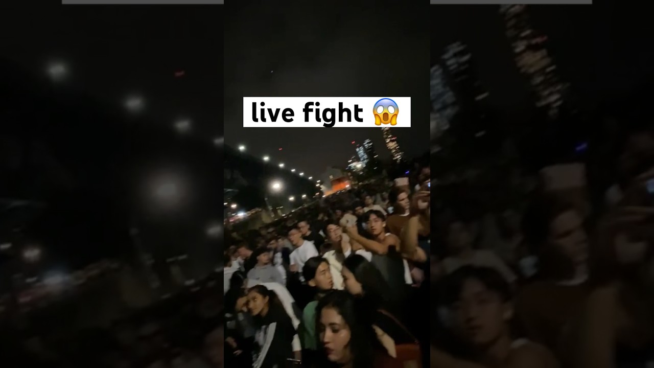Live fight at new year 😱 #reels #youtubeshorts #trending #fight #art # ...