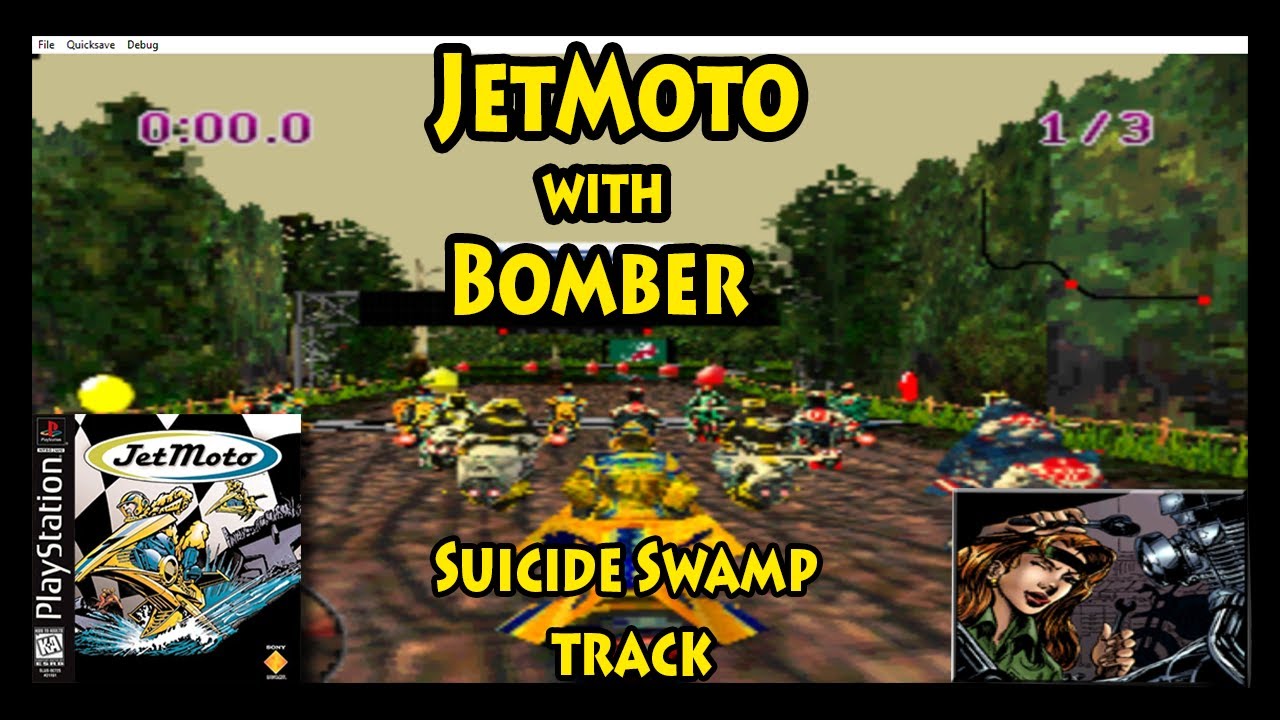 JET MOTO WITH BOMBER GAMEPLAY PS1 - YouTube