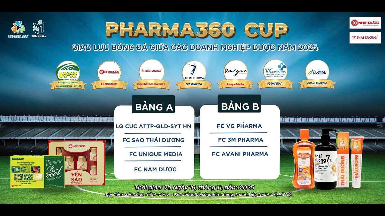 🔴LIVE - TRẬN 2 - PHARMA360 CUP - Avani Pharma 🆚 VG Pharrma - YouTube