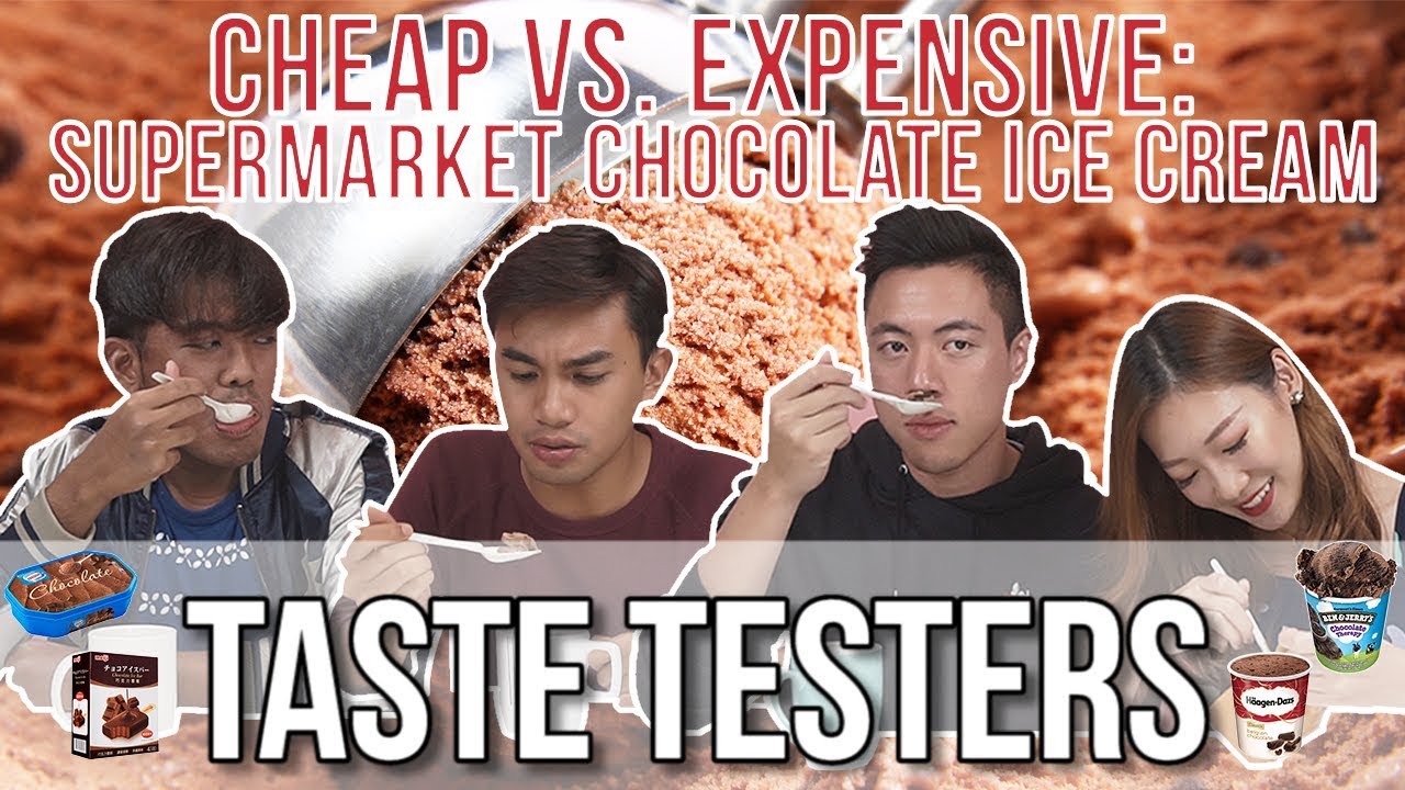 Cheap VS Expensive Supermarket Chocolate Ice Cream | Taste Testers | EP ...