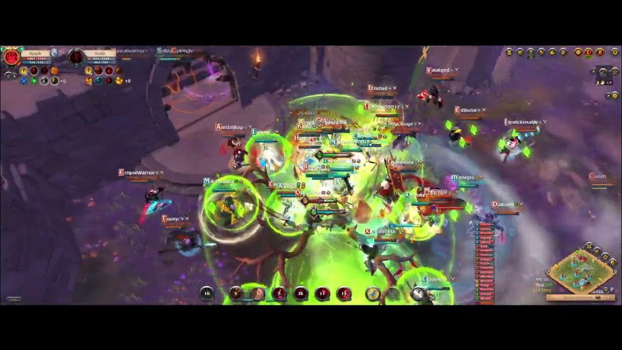 McN vs POE - Rogue Native - Gremio Monos con Navaja - Albion Online ZvZ - YouTube