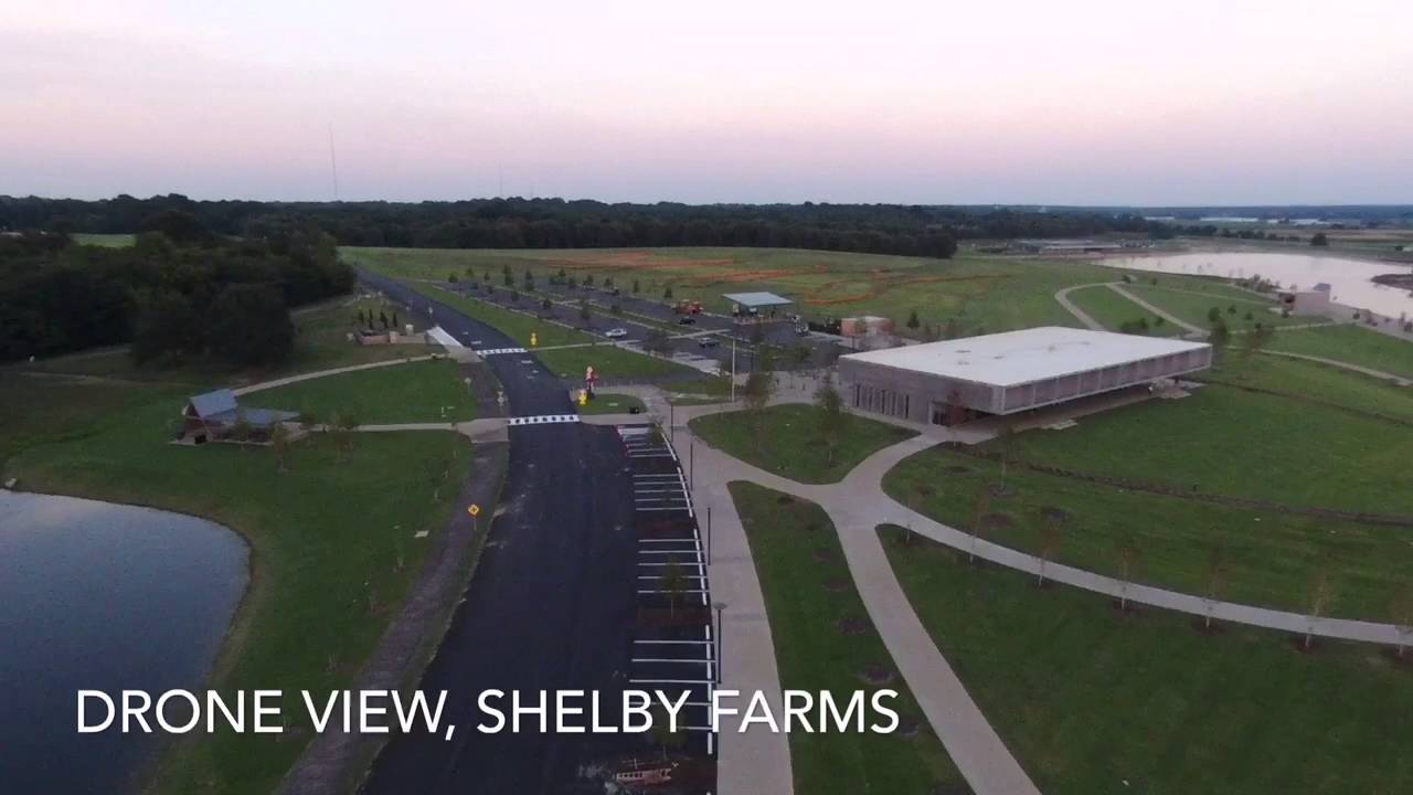 Shelby Farms drone view - YouTube