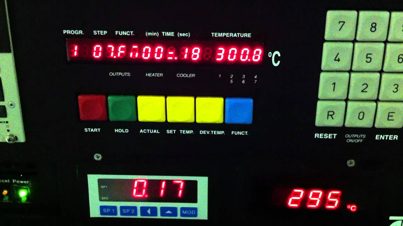 ATV SRO-702 Reflow Cycle: Heating Cycle from 250C to 315C - YouTube