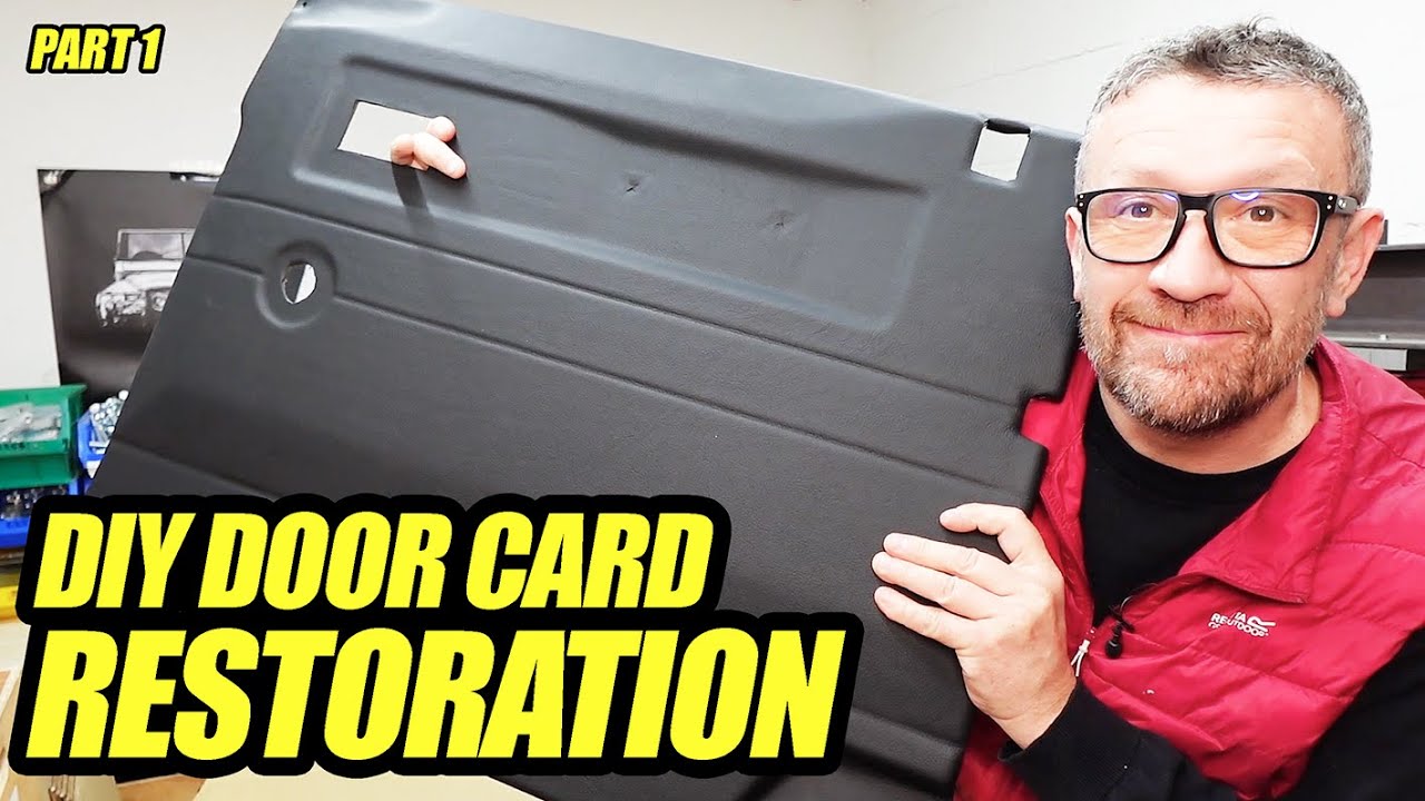Repair and restore your old Defender door card easily. - YouTube