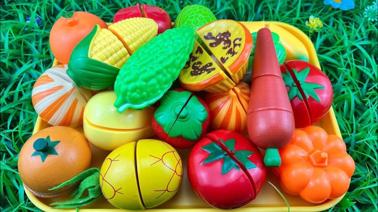 Cutting Fruits and vegetables satisfying - YouTube