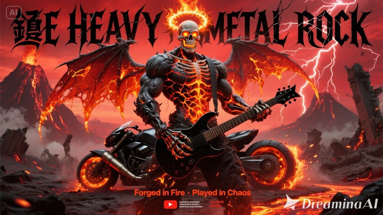 Skullfire Apocalypse – 2 Hours of Relentless Heavy Metal #HeavyMetal # ...