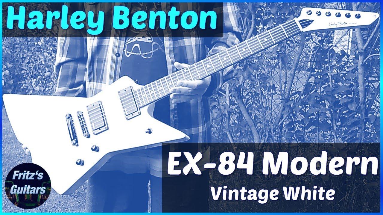 Harley Benton EX-84 Modern VW 2023 *THE LOW COST METALLICA 84 EXPLORER ...