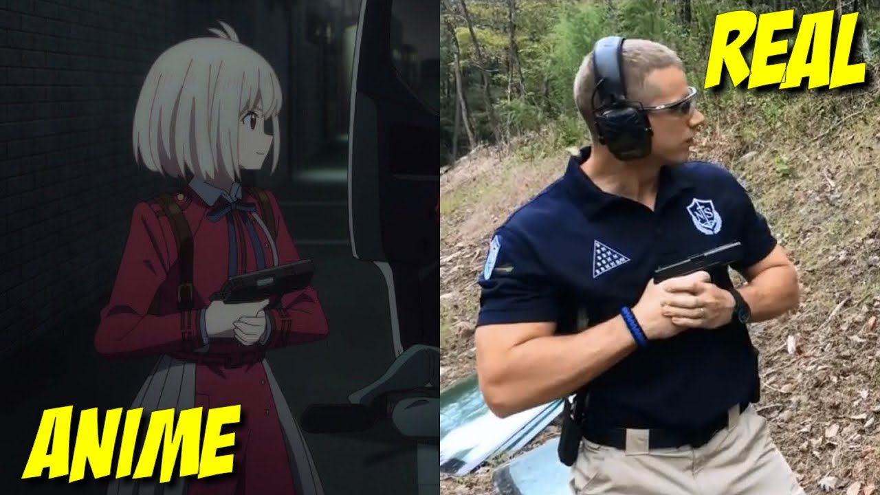 Chisato VS Real .. - Lycoris Recoil Episode 02 - YouTube