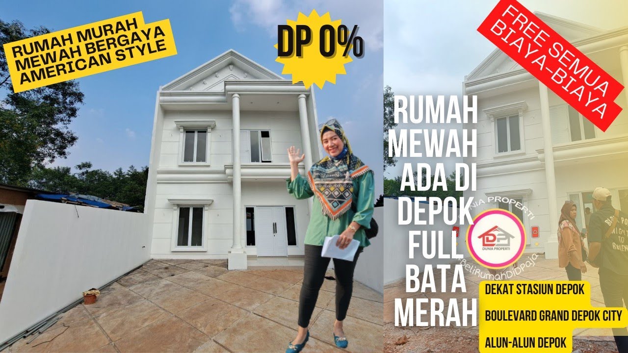RUMAH MURAH MEWAH DP 0% FREE SEMUA BIAYA BIAYA GDC DEPOK ALUN-ALUN DEPOK DEKAT STASIUN DEPOK ...