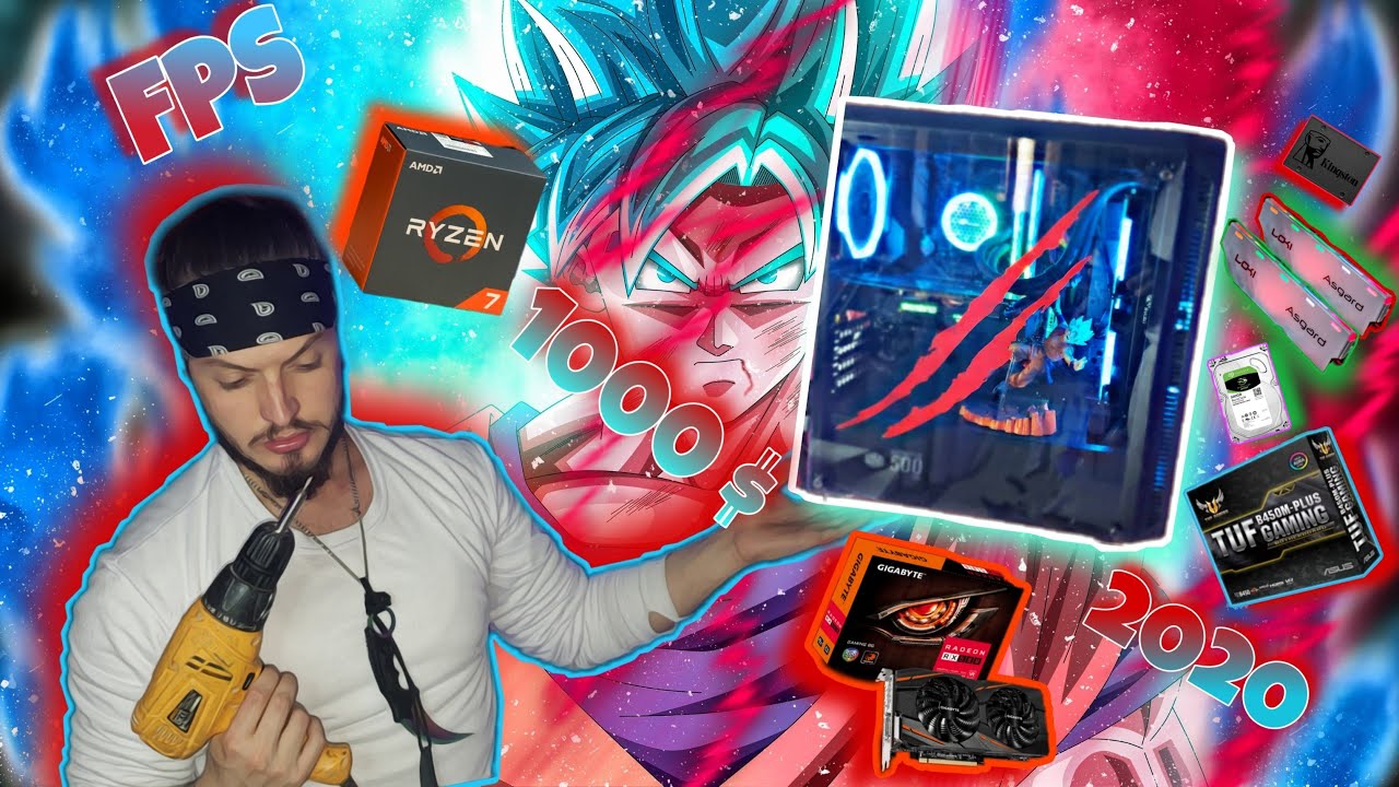 How To Build A PC_GAMING_GOKU,2020!($1000) (Step-by-step) - YouTube
