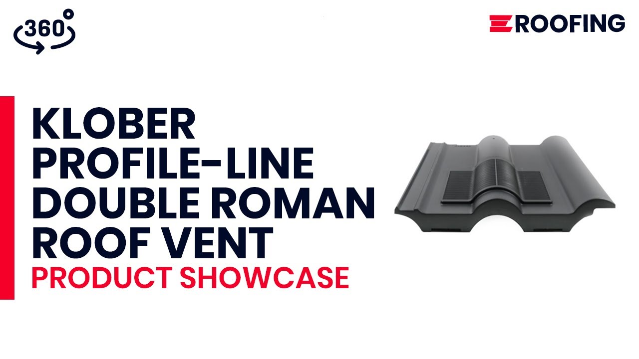 Klober Profile-Line Double Roman Roof Vent - 360 Product Showcase - YouTube