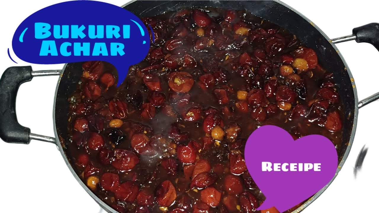 How to make Bukuri Achar (Jujube) Receipe Sweet 😋 - YouTube