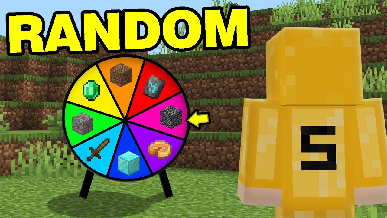 Minecraft Random Item Roulette Challenge! - YouTube