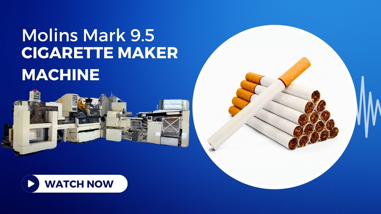 Cigarette Maker Machine - Molins Mark 9.5 Lenze Servo Drives - YouTube