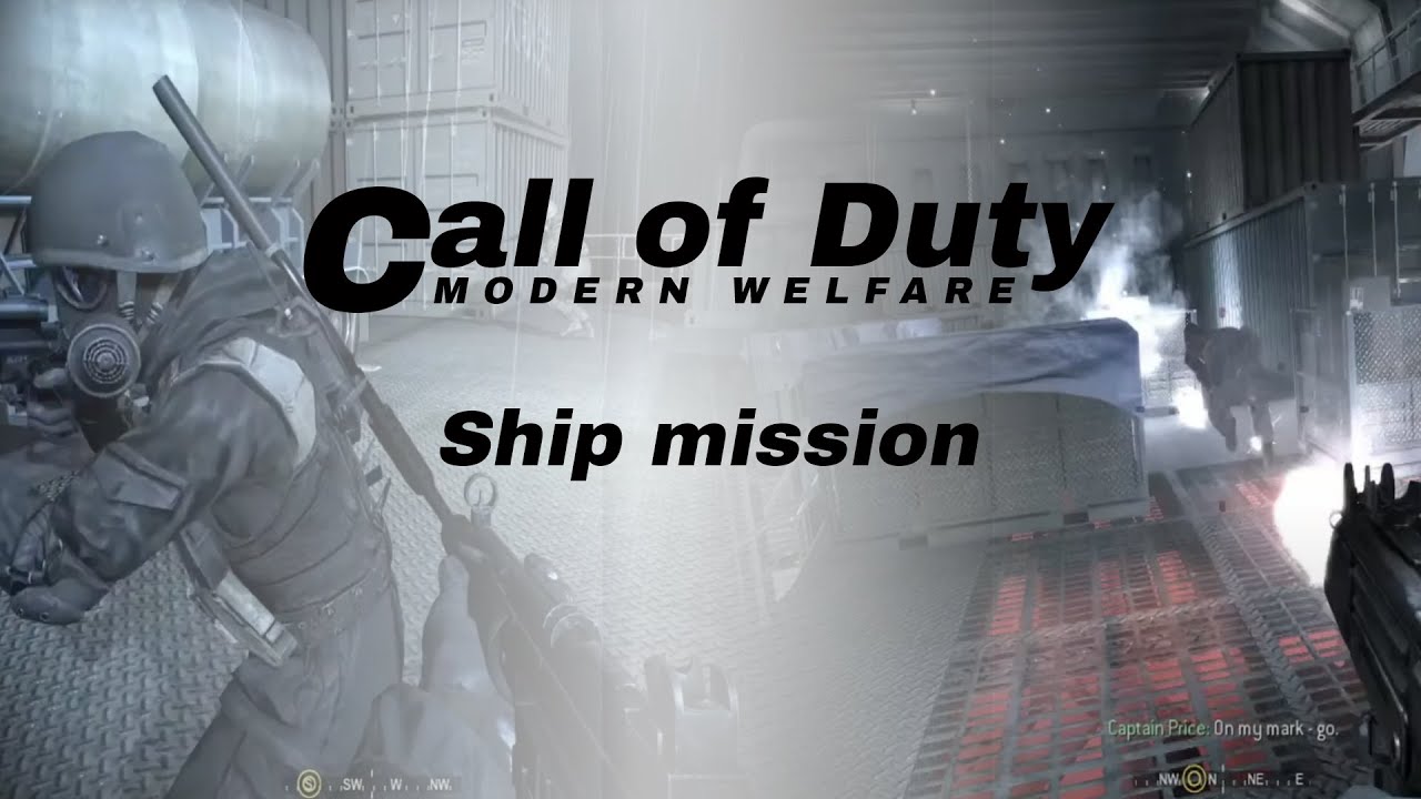 Call Of Duty4 modern warfare Ship mission | 14 - YouTube
