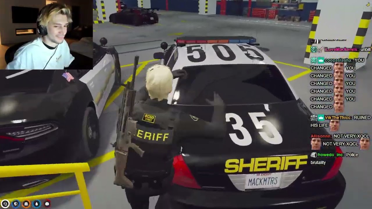 xQc PIERRE PAUL POLICE GTA No Pixel RP | #16 (Part 8/12) - YouTube