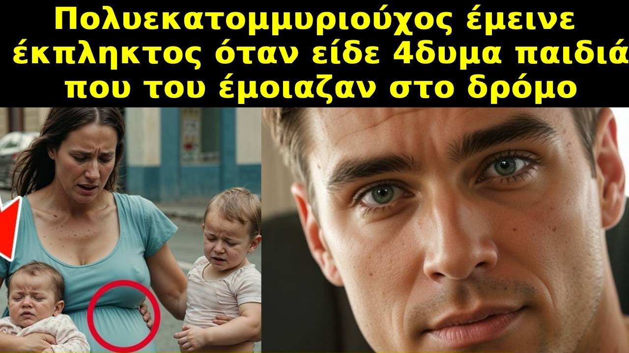 Πολυεκατομμυριούχος έμεινε έκπληκτος όταν είδε 4δυμα παιδιά που του ...