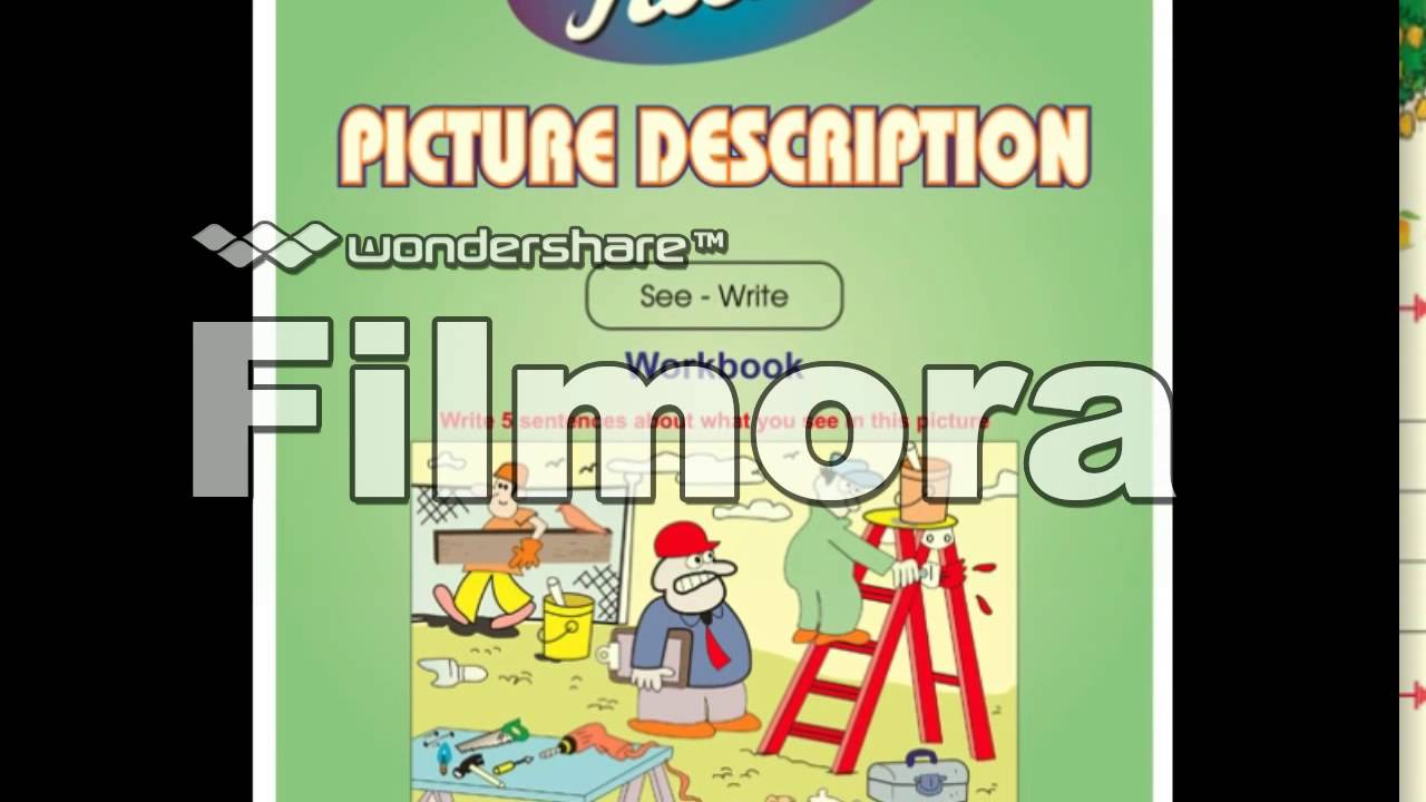 Workbooks for Children : Picture Description work book worksheet for ...