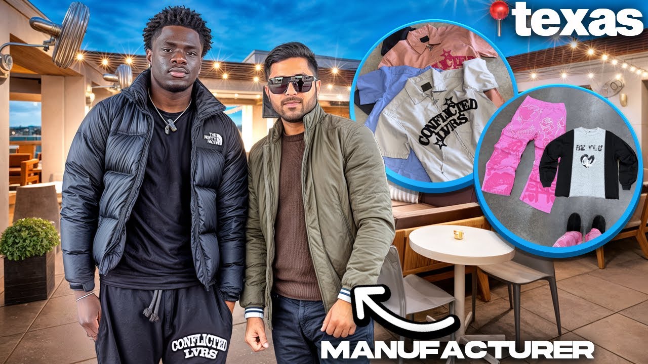 I Met My Clothing Brand Manufacturer IRL.. - YouTube