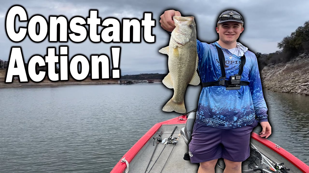 Incredible Wintertime Bass Fishing On Lake Travis! - YouTube