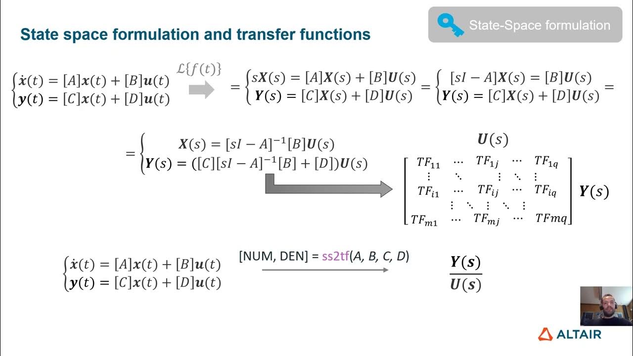 Altair Activate: State Space Formulation - YouTube