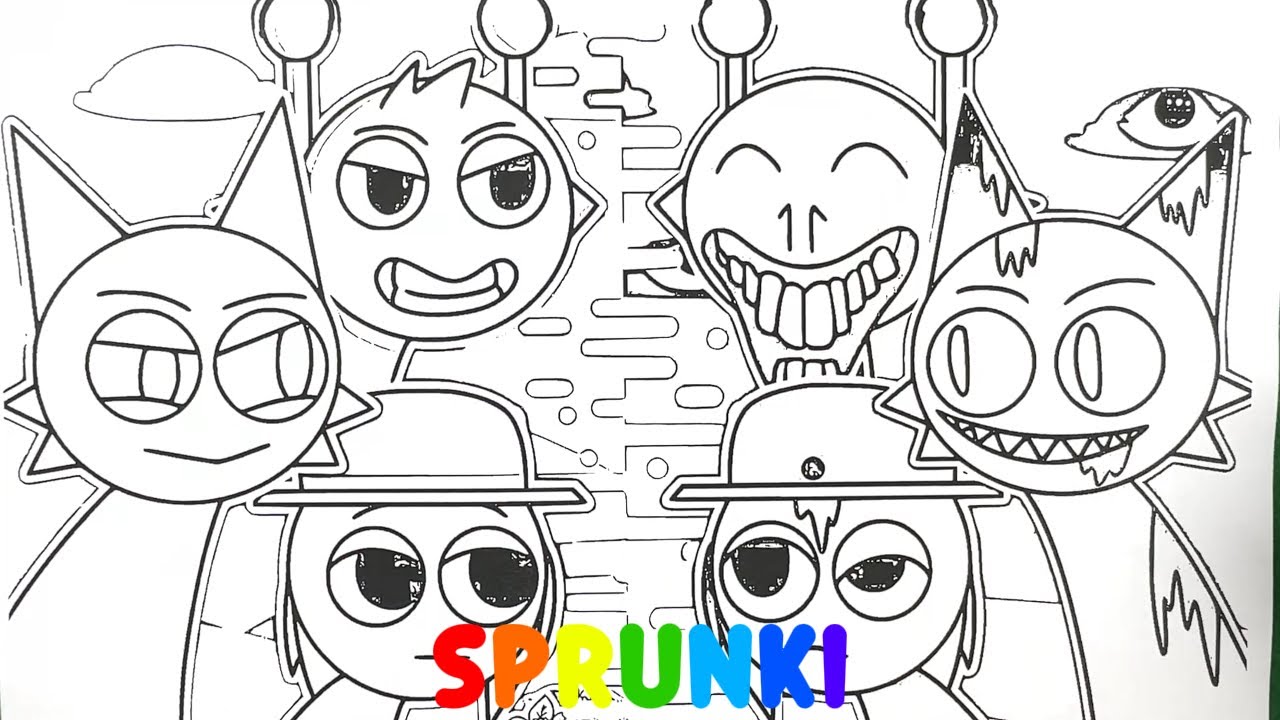 Incredibox Sprunki The CURSE of SPRUNKI Version Tunner, Simon, White ...