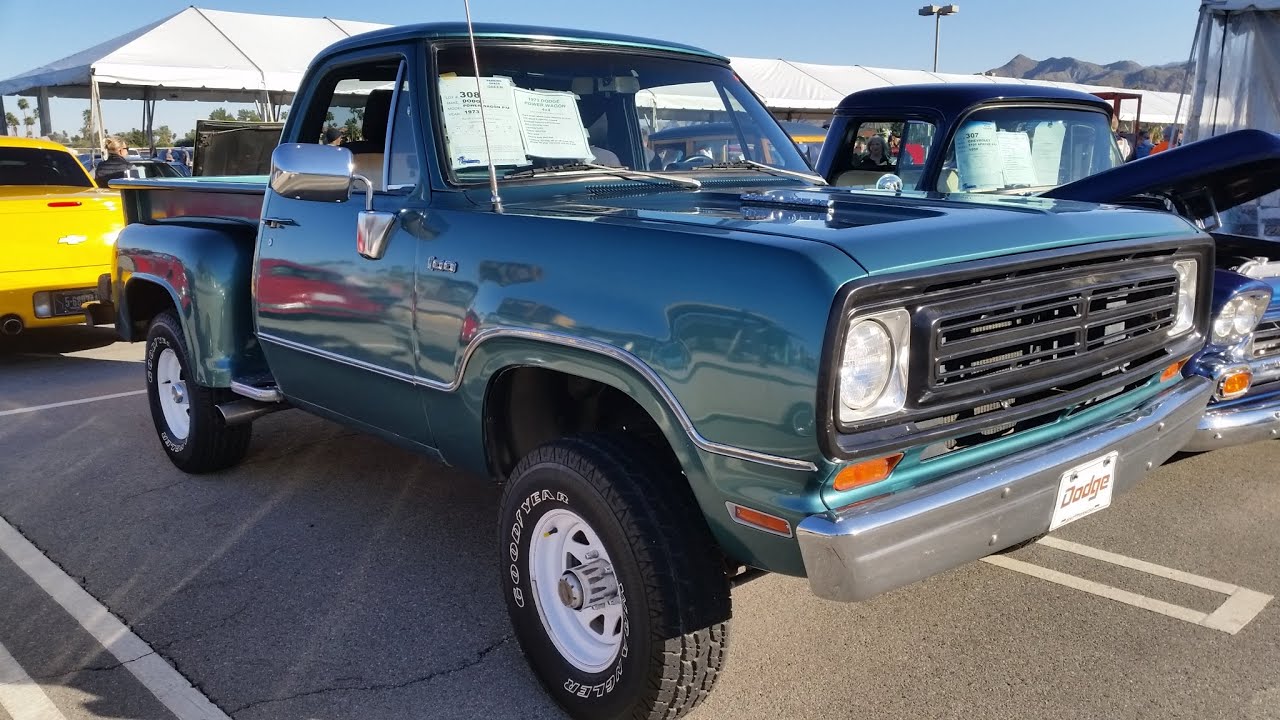 1973 Dodge W100 4x4 V8 Custom Power Wagon Pickup SOLD $16,750 Collector ...