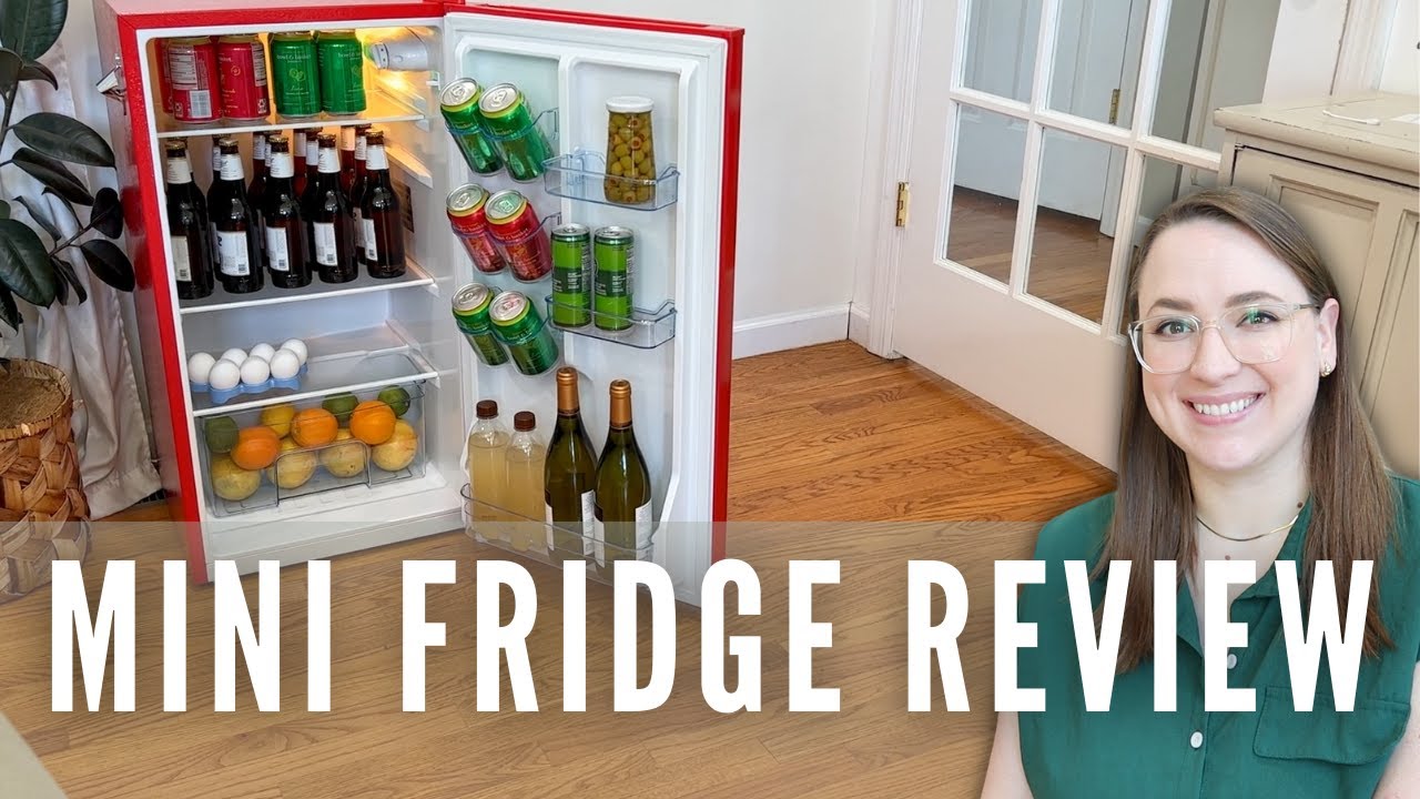 🔴Revive Your Space with this Retro Red Mini Fridge - Compact, Stylish ...
