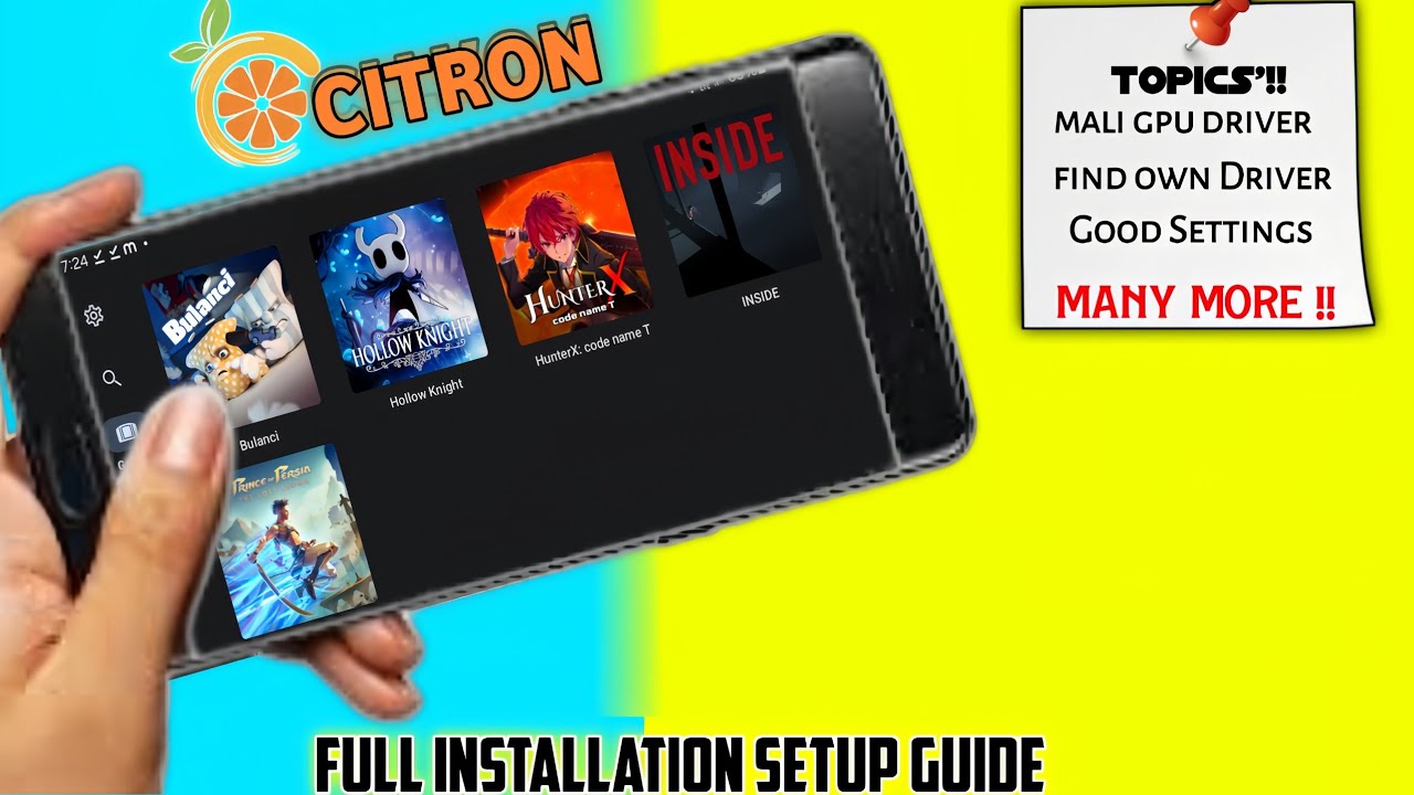 Citron Emulator Nintendo Switch Set-up | New Switch Emulator | Mali GPU ...